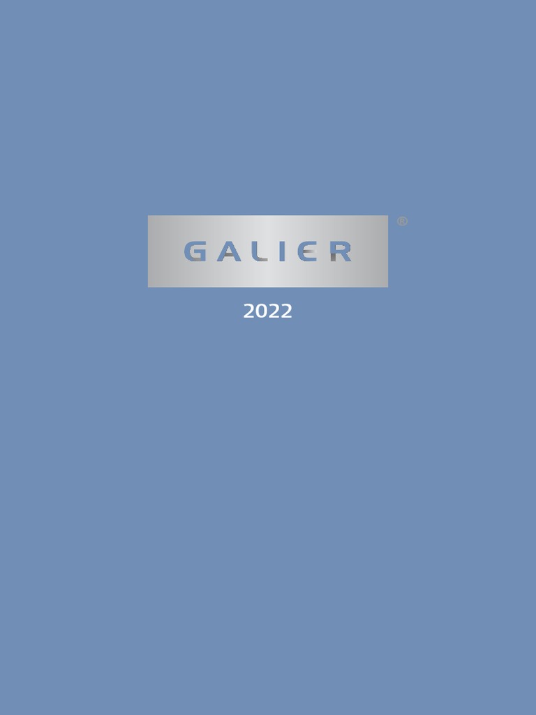 Catalogo Galier | PDF | Metales de transición | Elementos arquitectónicos