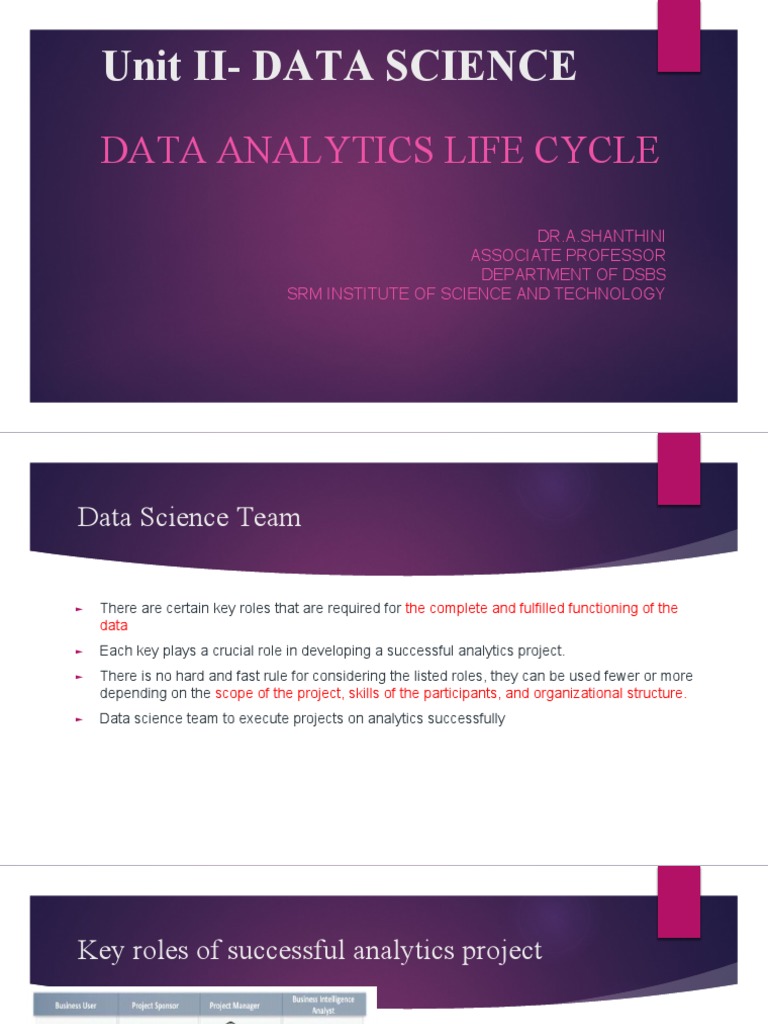 Unit2 Data Science Pdf Data Analysis Science