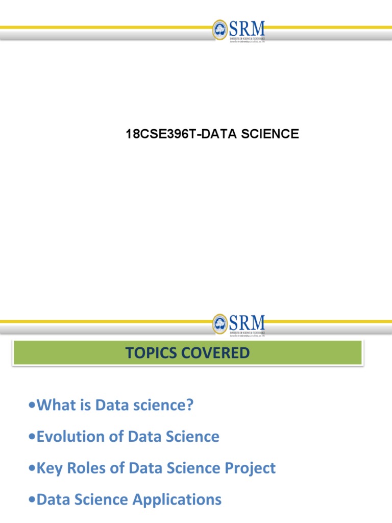 Unit1-Data Science | PDF | Data Science | Business Intelligence Unit1-Data Science | PDF | Data Science | Business Intelligence