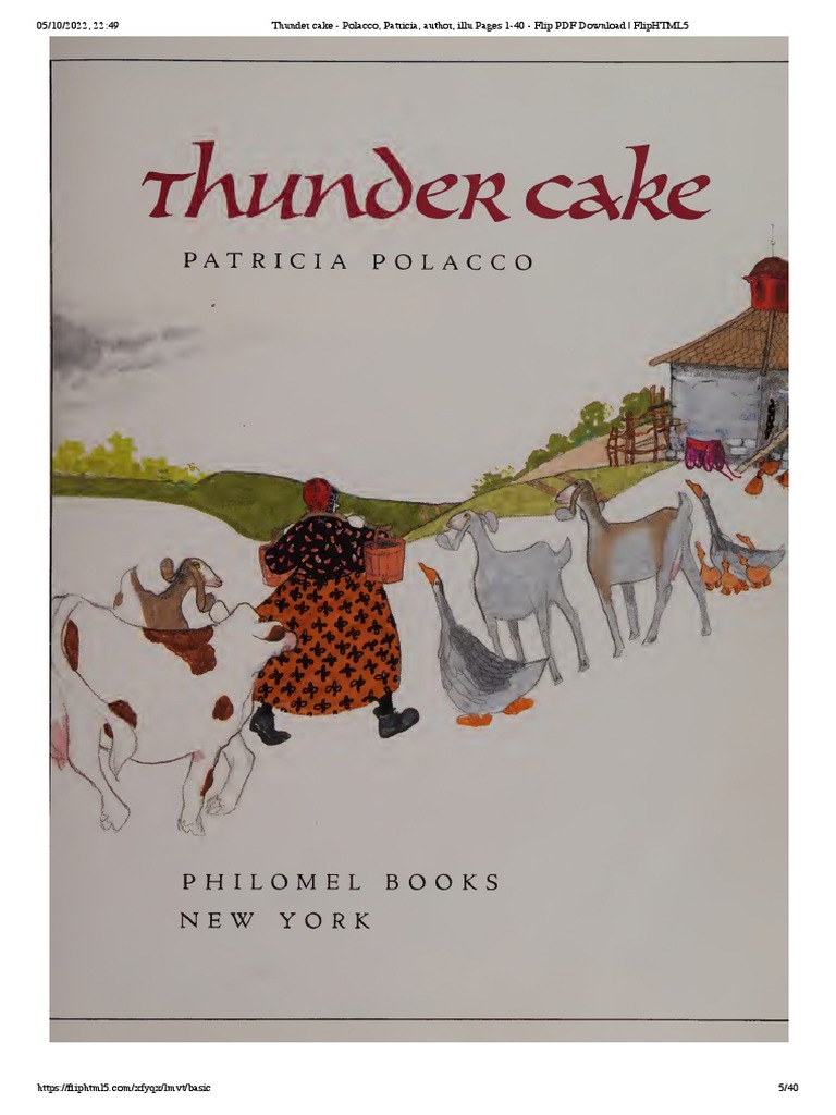 Thunder cake - Polacco, Patricia, | PDF