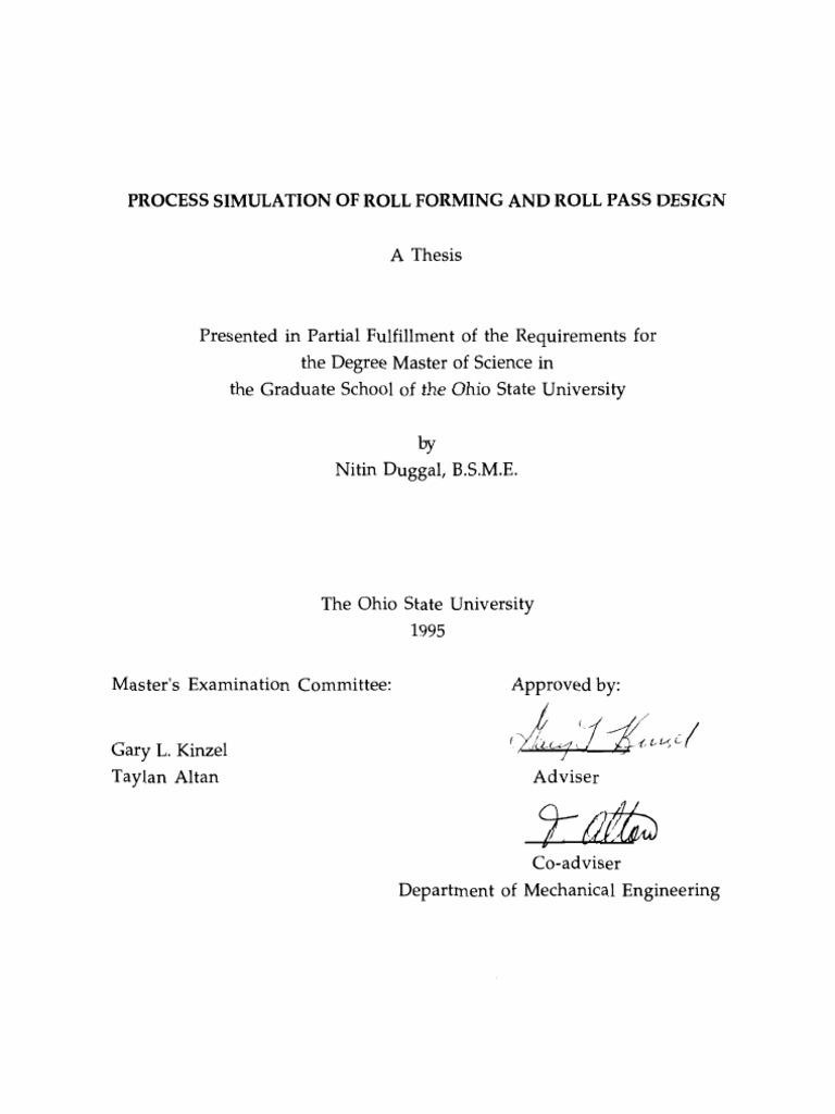 Process Simulation of Roll Forming and Roll Pass Design (PDFDrive) | PDF