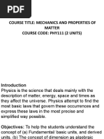 The List of Dimensional Formula. A Useful Handout. | PDF | Torque | Force