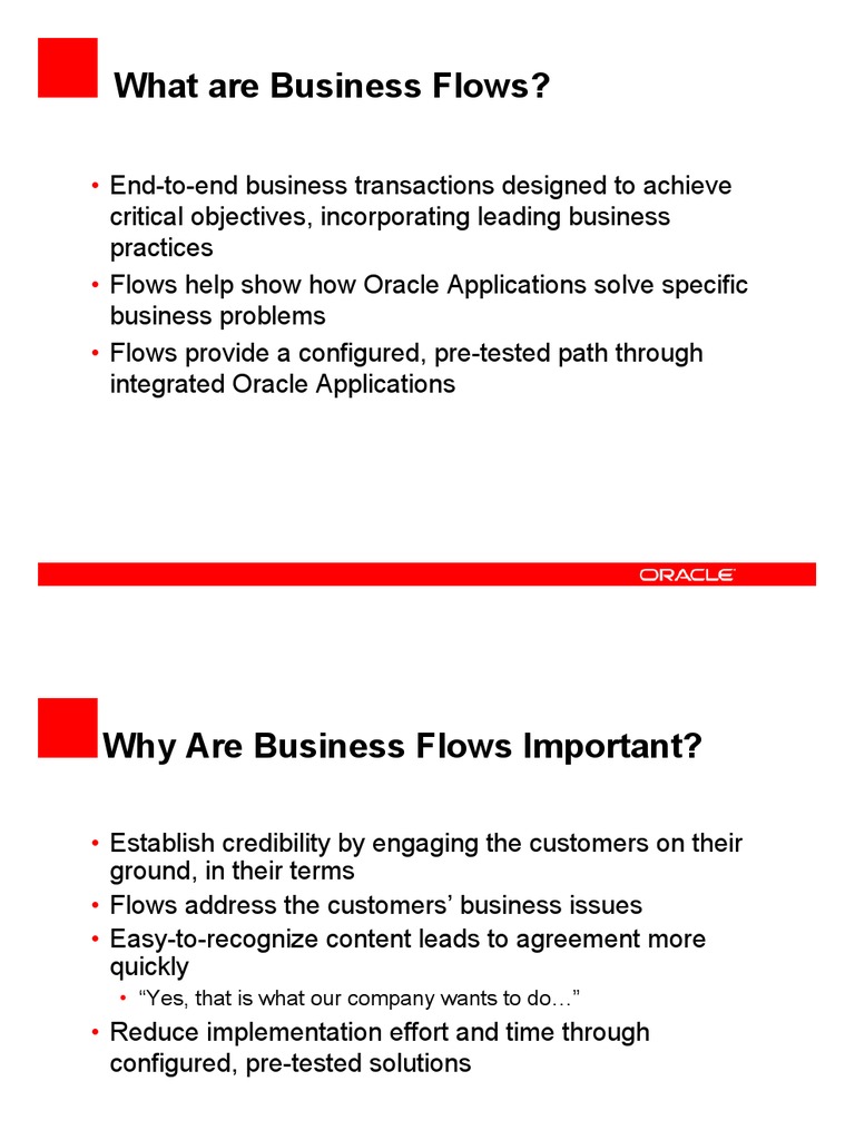 Understanding Oracle Business Flows | PDF | Business Process | Receipt