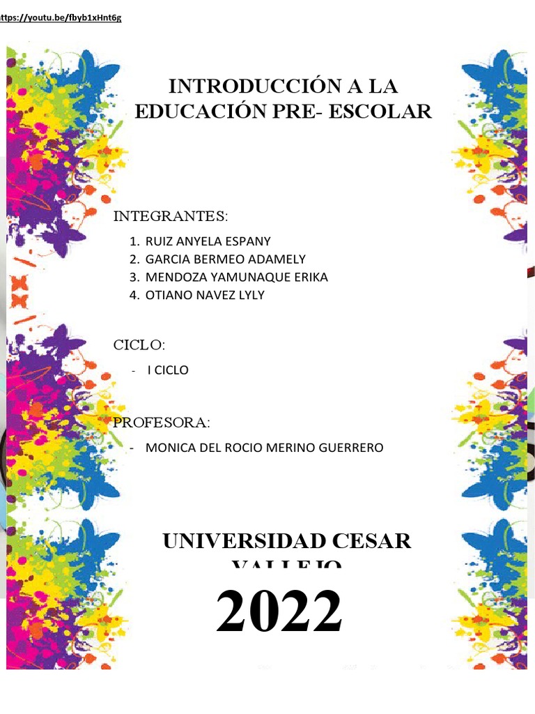 MAPA CONCEPTUAL DE LA EDUCACIÓN INICIAL | PDF | Educación de la primera ...