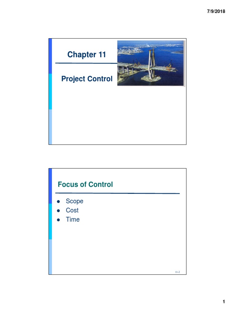 Ch11 - Project Control | PDF | Project Management | Business