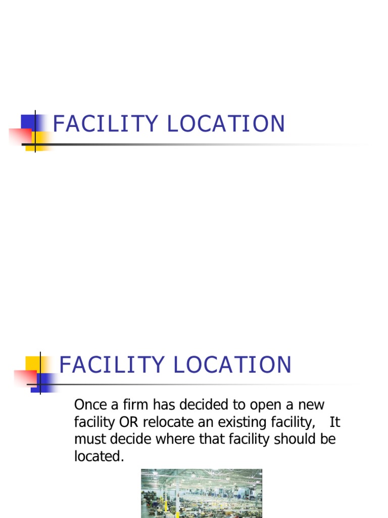 Factor Rating Method in Location Selection | PDF | Simulation ...