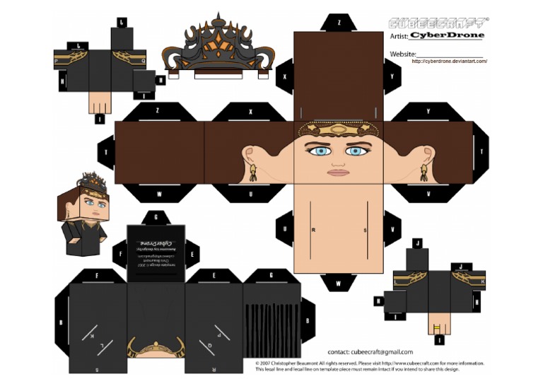 Dale Arden Paper Toy Paper Craft | PDF