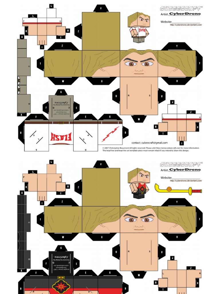 Flash Gordon Paper Toy Paper Craft | PDF
