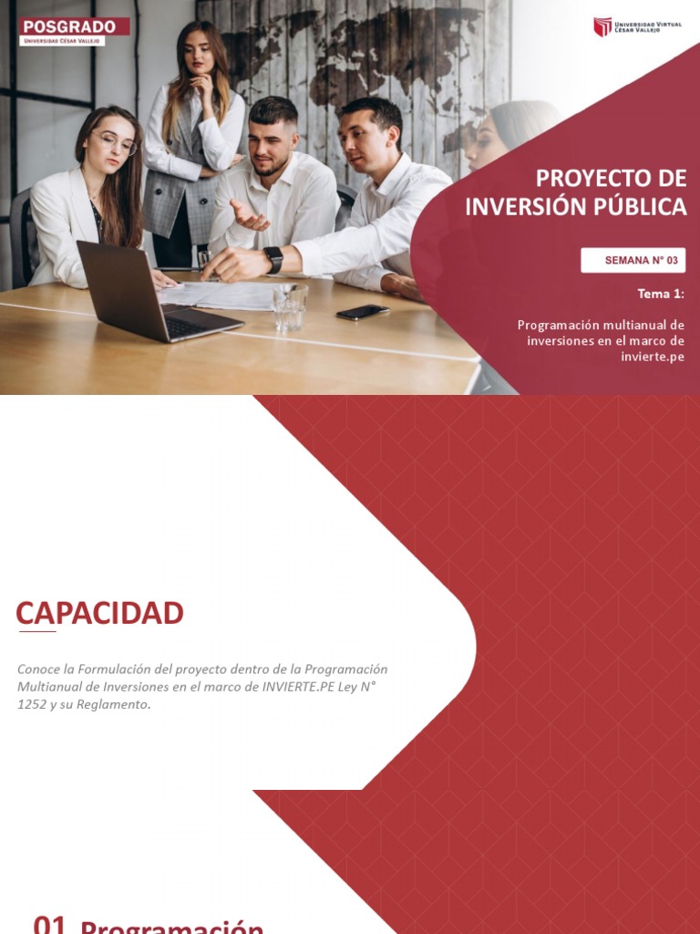 Proyectos de Inversion Publica-S3 | PDF | Oferta (economía) | Infraestructura