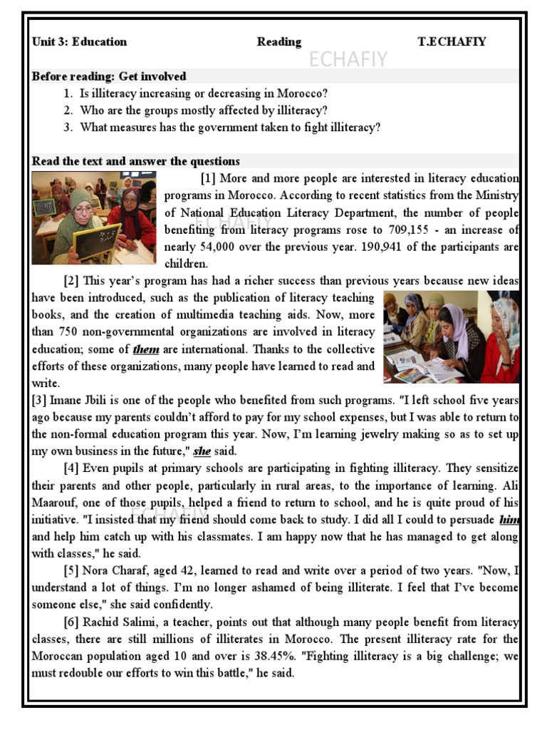 Reading Education | PDF | Literacy | Learning