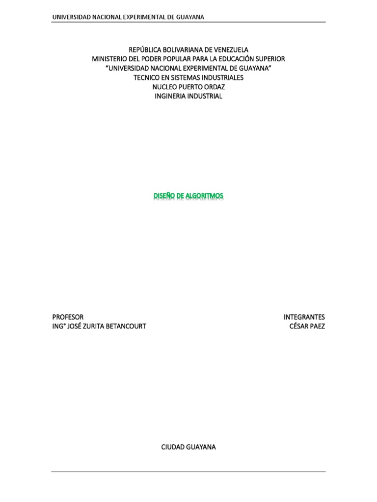 Algoritmo Cesar Pdf Algoritmos Informática