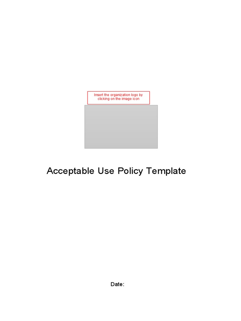 Acceptable Use Policy Template v1.0 | PDF