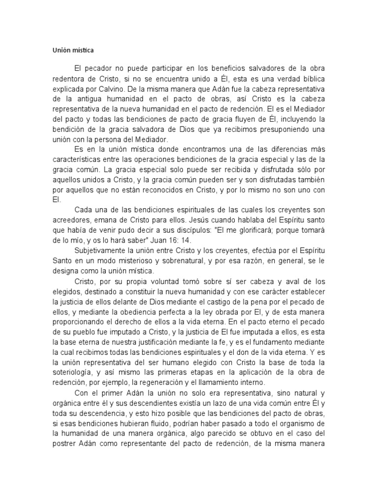 Union Mistica Pdf Cristo Título Jesús
