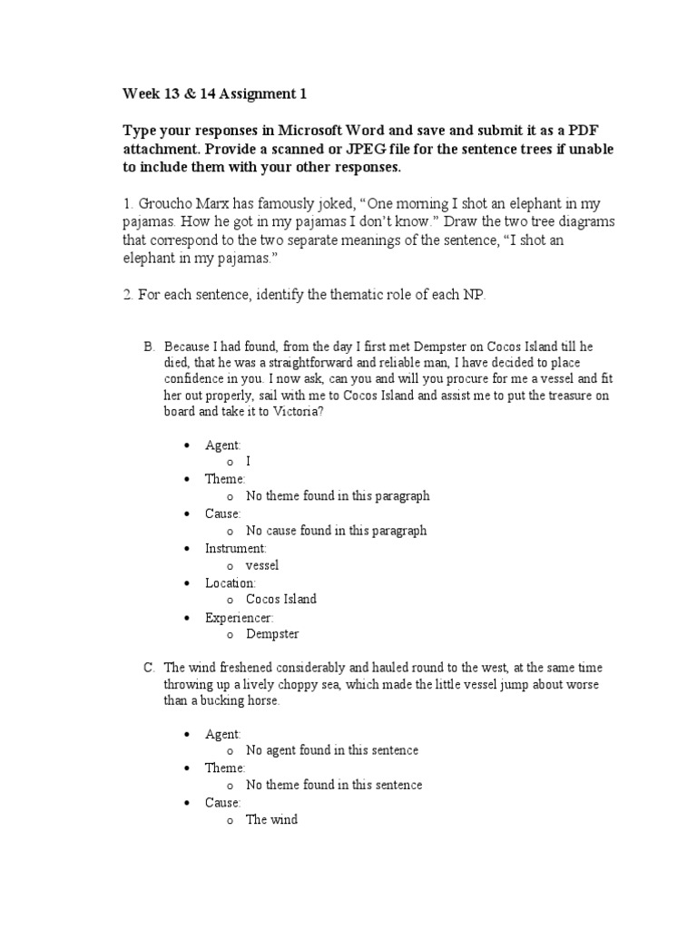 Week 13 & 14 Assignment 1 | Download Free PDF | Cognitive Science | Language Mechanics
