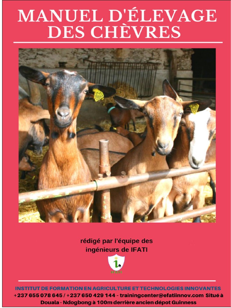 Manuel Technique Elevage Des Chevres | PDF | Chèvre | Lait