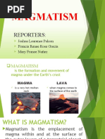 Earth and Life Science SHS 8.2 Magmatism - How Magma Is Formed | PDF ...