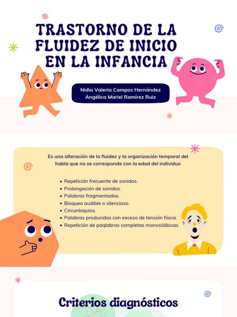 Trastorno de La Fluidez de Inicio en La Infancia | PDF