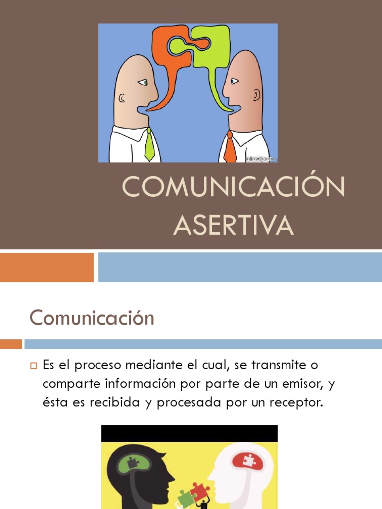 Comunicación Asertiva | PDF | Comunicación | Ciencia cognitiva
