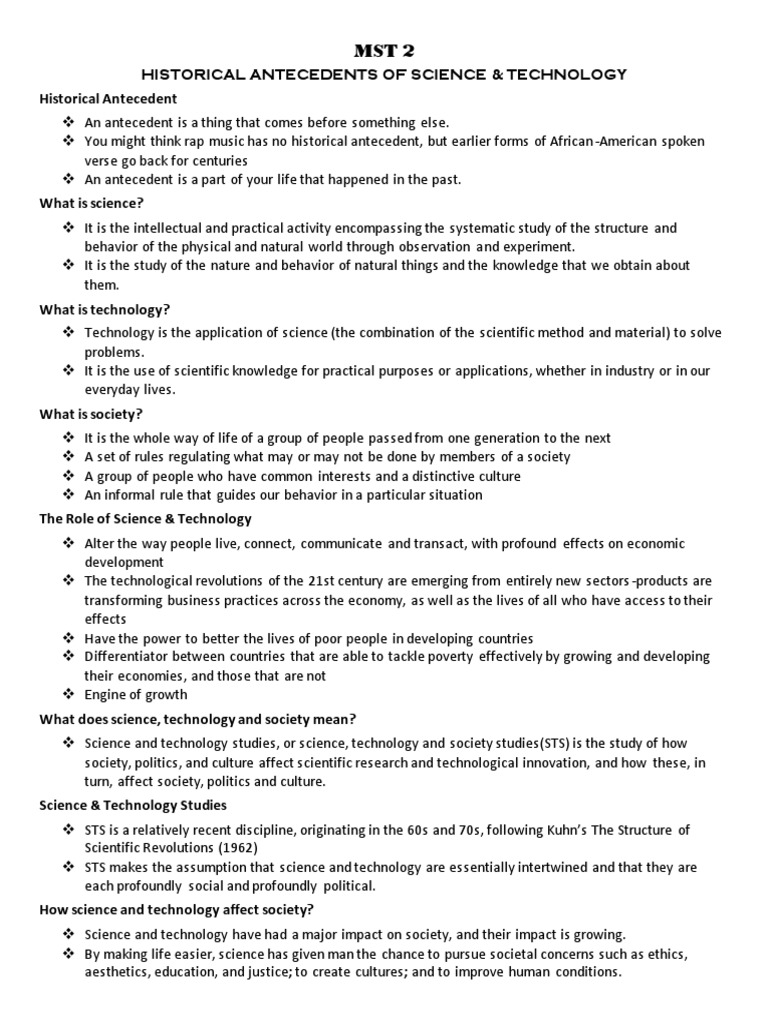 MST 2 Reviewer | PDF | Paradigm | Science