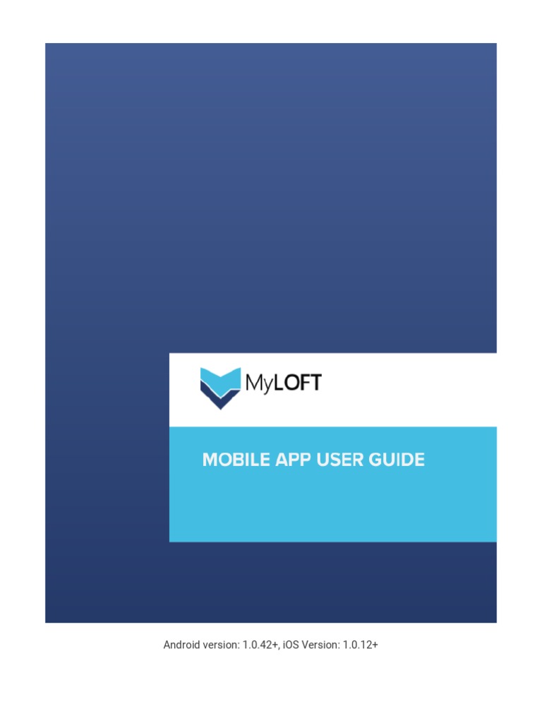 MyLOFT User Guide - Eclat | Download Free PDF | Ios | Android (Operating System)