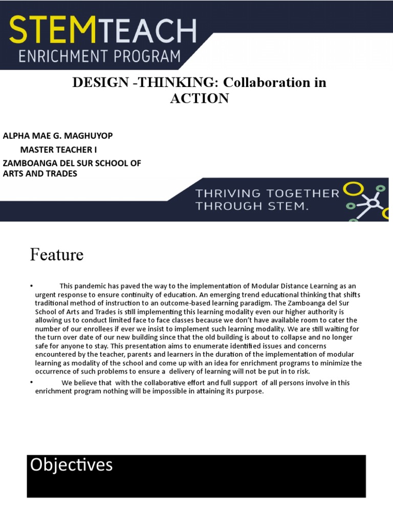 Design Thinking ZSSAT | PDF | Learning | Cognition