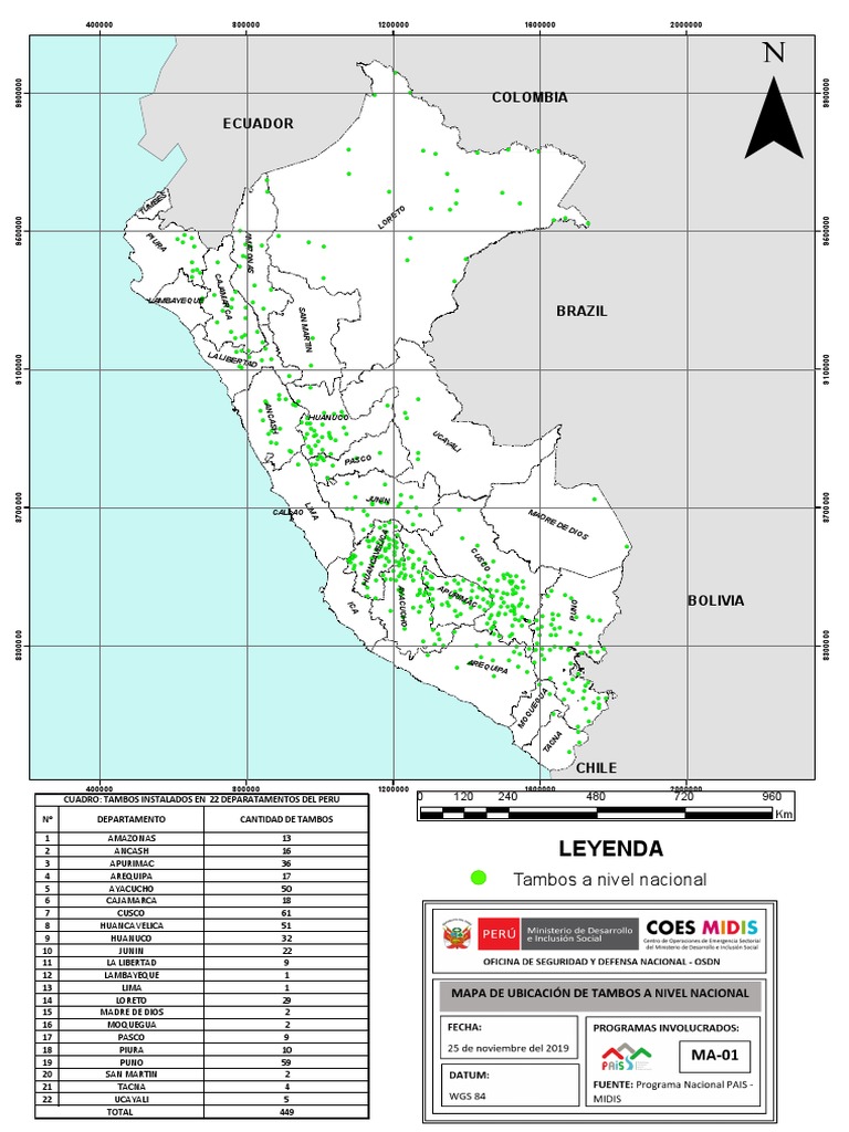 Tambos Installed Across Peru | PDF