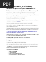 O Que É Simpósio e Como Organizar Esse Tipo de Evento em 6 Passos | PDF