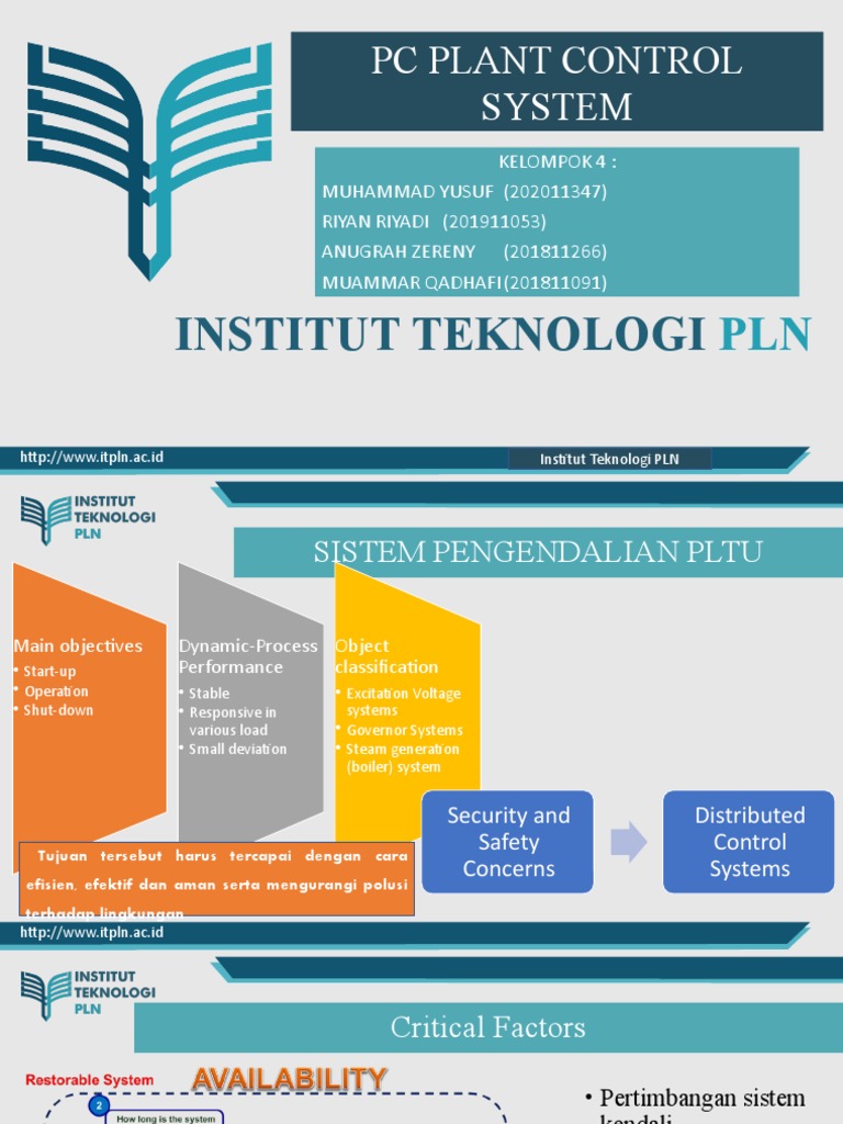 Sistem Kontrol PLTU IT-PLN | PDF