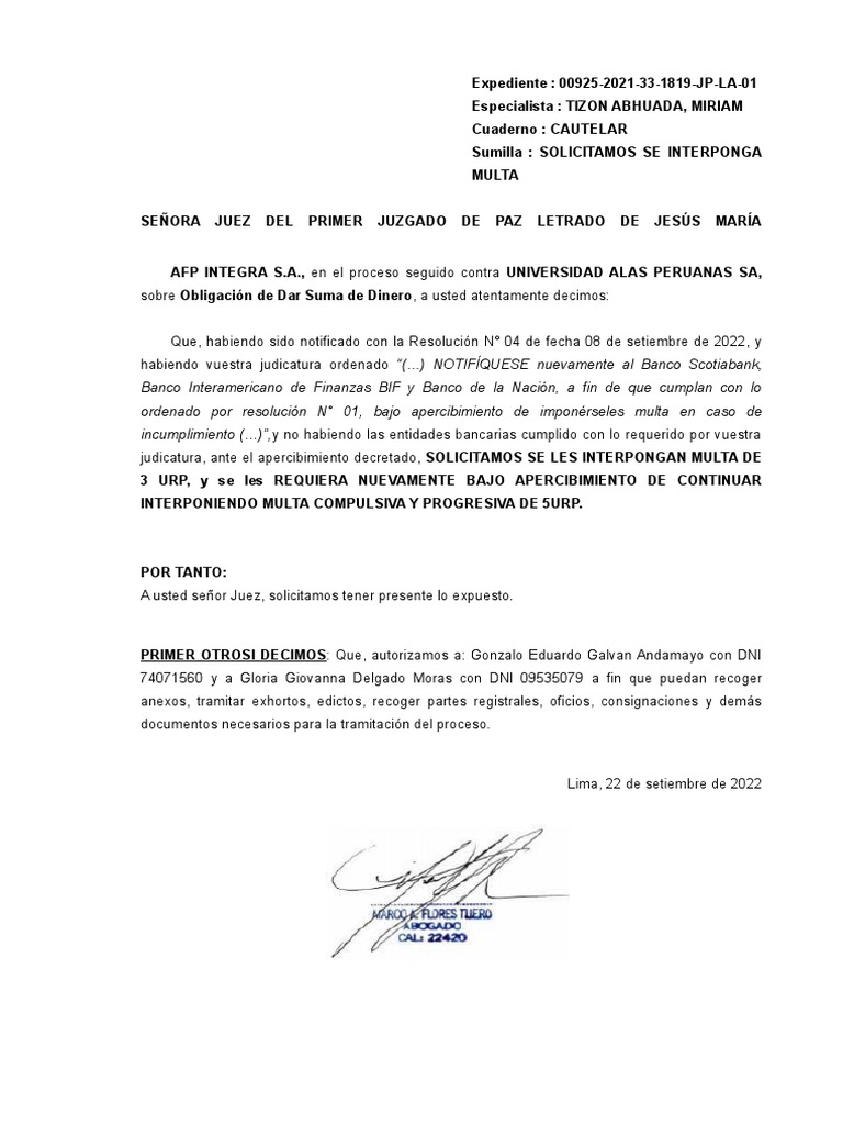 925-2021 Multa | PDF