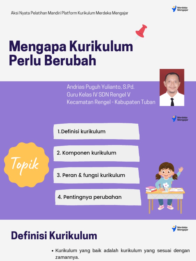 Aksi Nyata 1 Menyebarkan Pemahaman Kurikulum Merdeka | PDF