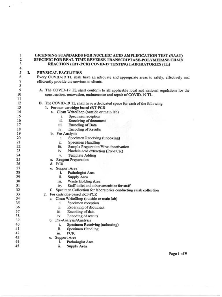 Licensing Standards | PDF