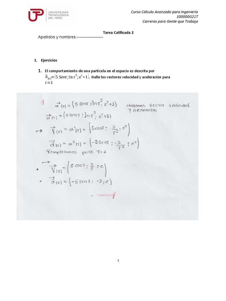 Tarea Calificada 2 Resuelto | PDF