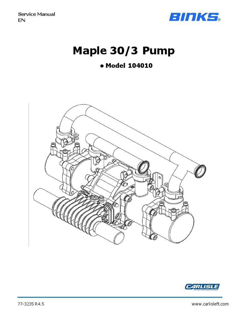 Binks-Maple-30-3 | PDF | Pump | Valve