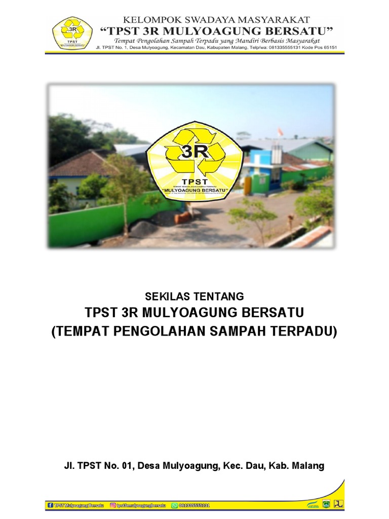 Mini Profile TPST 3R Mulyoagung Bersatu | PDF | Bisnis
