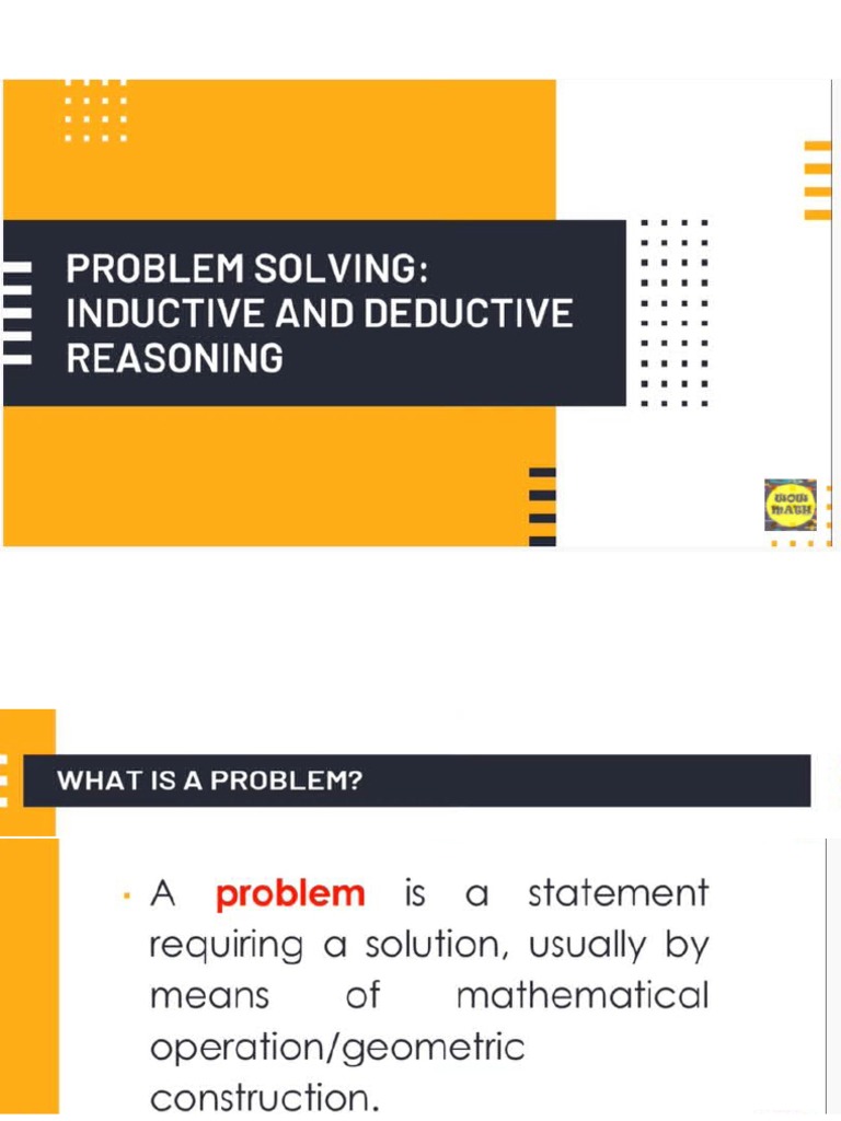Types of Mathematical Reasoning Explained | PDF | Deductive Reasoning ...