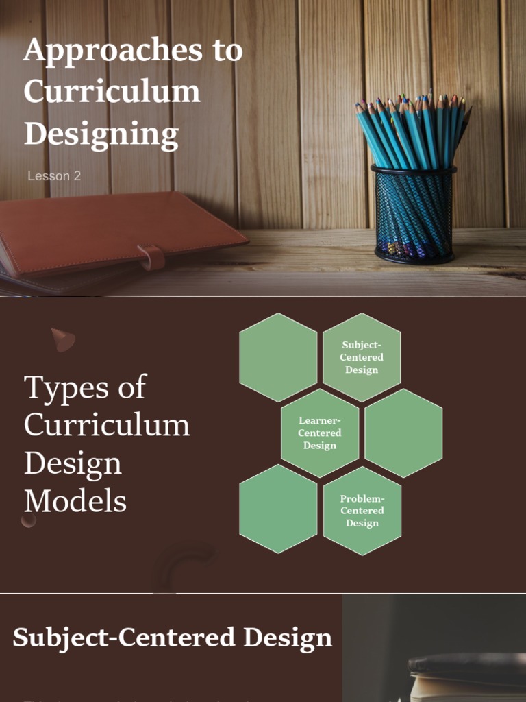 Approaches To Curriculum Designing | PDF