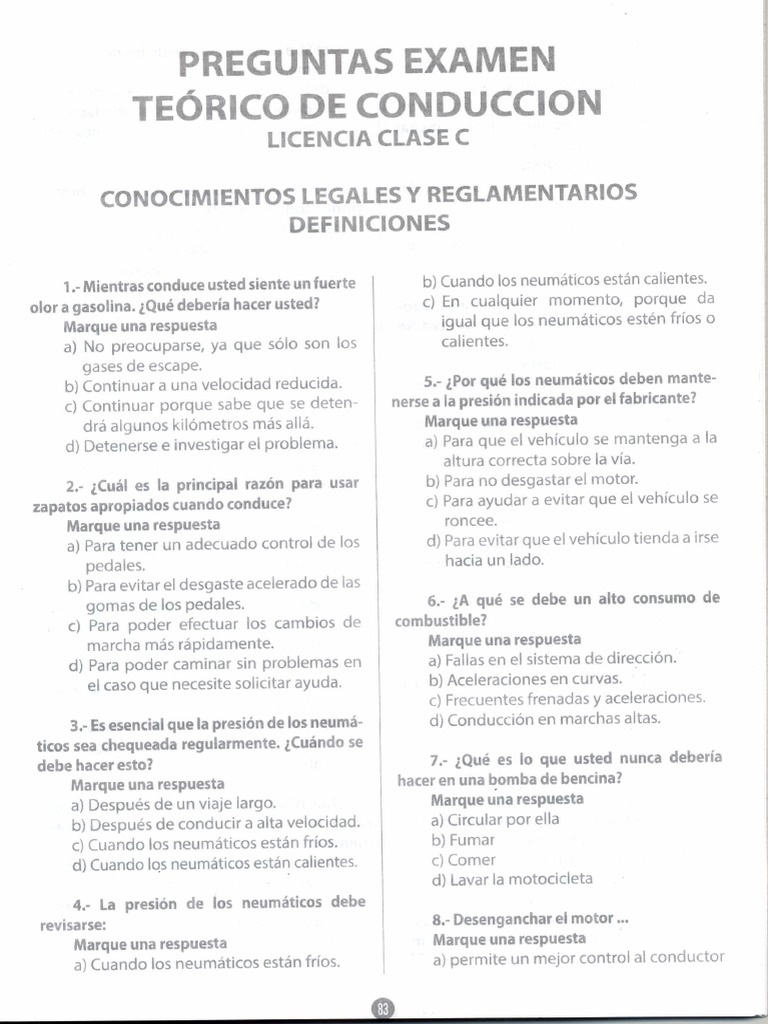 Preguntas Clase C0001 | PDF