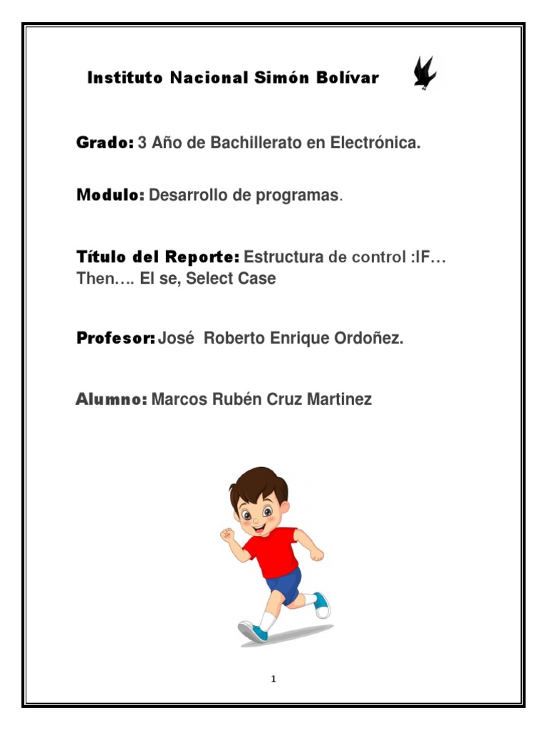 Estructuras de Control en Visual Basic | PDF | Básico | Flujo de control