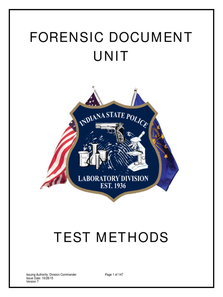 Documents Test Methods 10-28-15 | PDF
