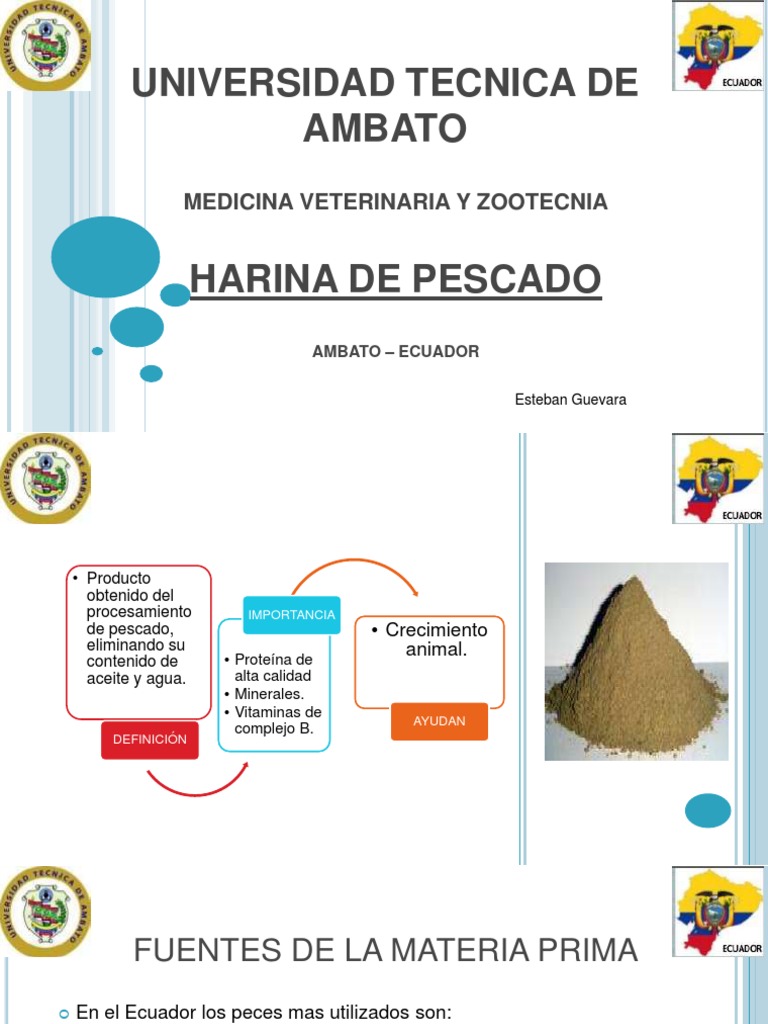 Info de Harina de Pescado | PDF | Nutrición | Dieta y nutrición