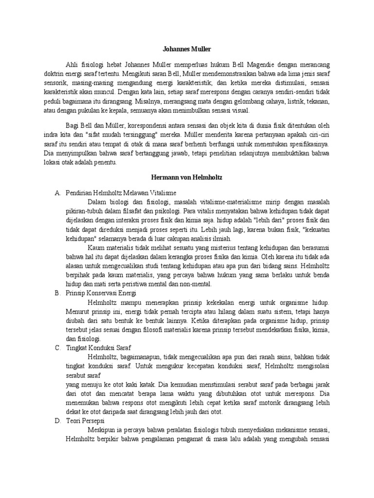 Johannes Muller | PDF