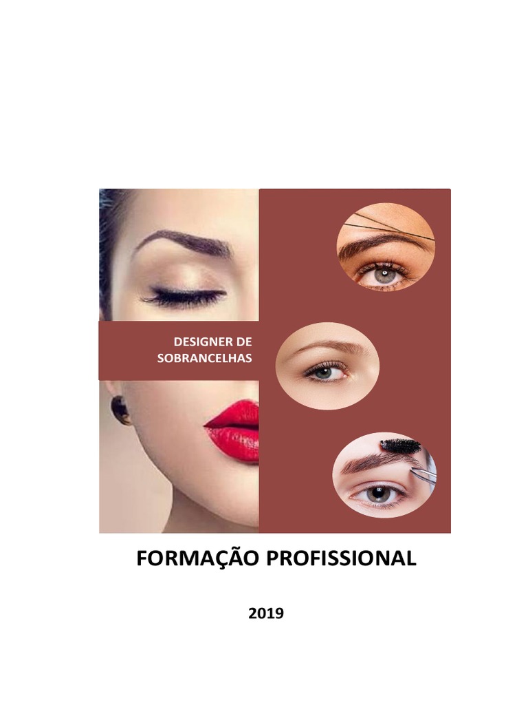 Apostila Designer De Sobrancelhas Pdf Pele Epiderme