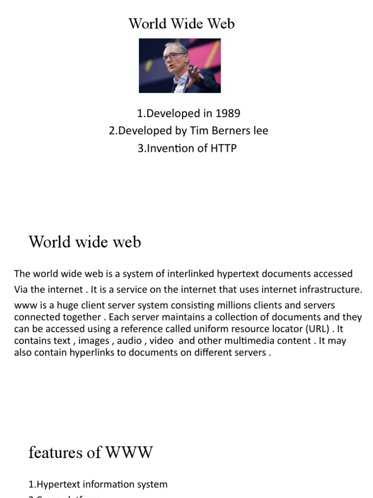 World Wide Web | PDF