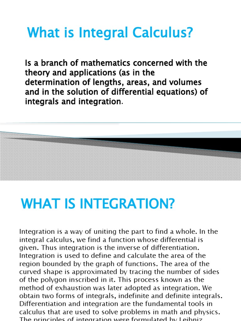Introduction in Calculus 2 | PDF | Integral | Calculus