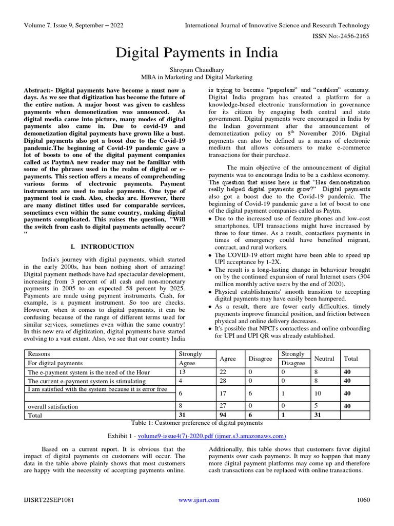Digital Payments in India | PDF | E Commerce | Economies