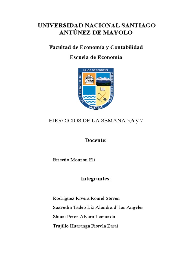 Universidad Nacional Santiago Antúnez de Mayolo - Caratula | PDF ...