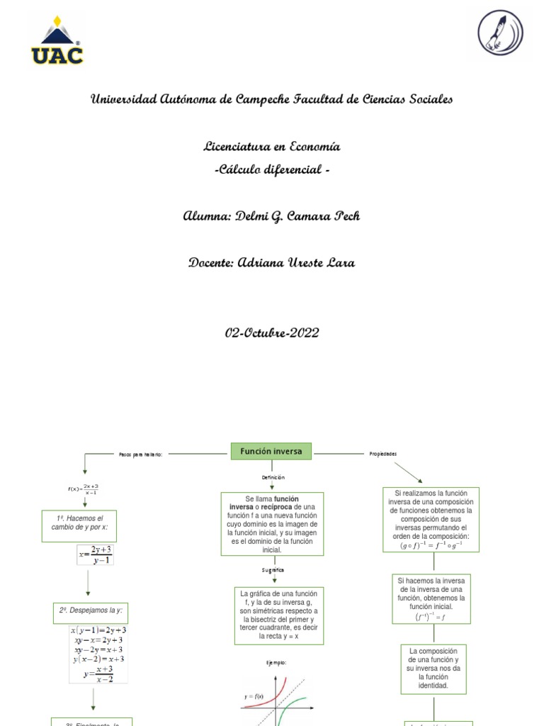 Mapa Conceptual-Tarea 1 de Segundo Parcial | PDF | Función (Matemáticas) | Análisis