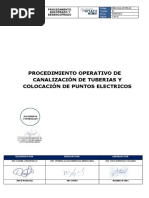 Procedimiento Instalación Canalizaciones Electricas A Base de Tubo Imc Emt | PDF | Tubería ...