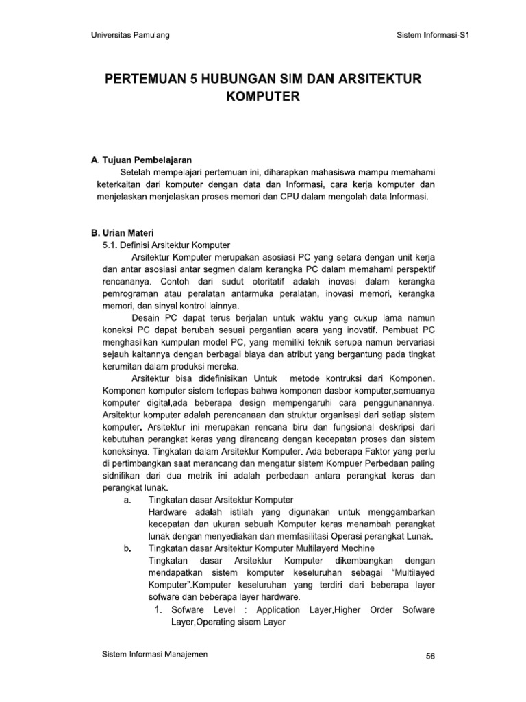 Pertemuan 5 SIM | PDF