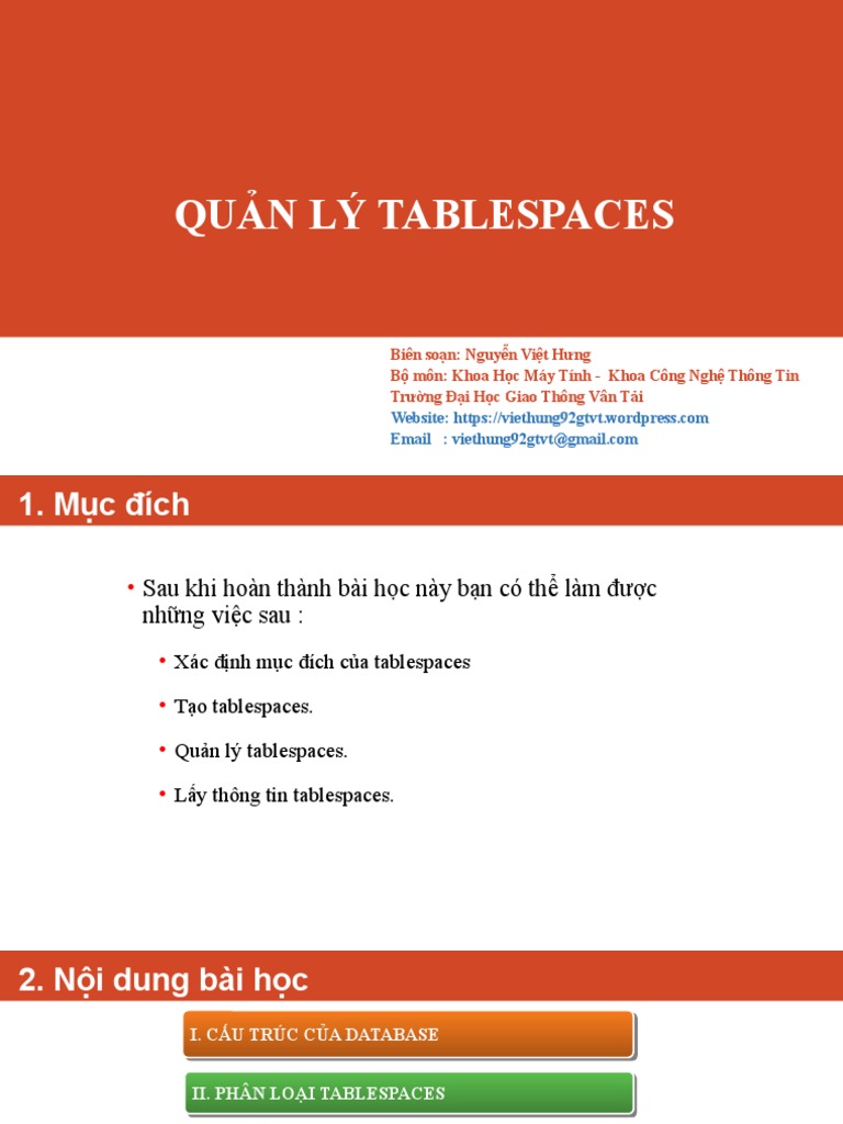 7-Quản Lý Tablespaces Và Datafiles | PDF